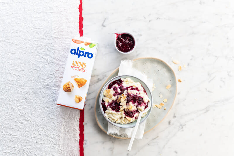 Rice Pudding with Berry Compote | Alpro