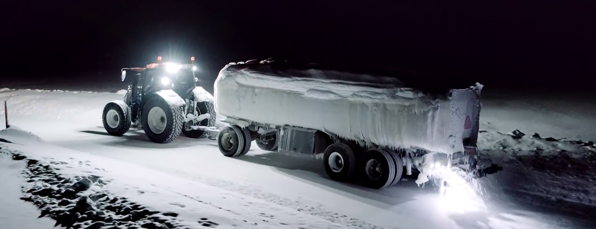 Unique Porsche ice tracks inside the Arctic Circle