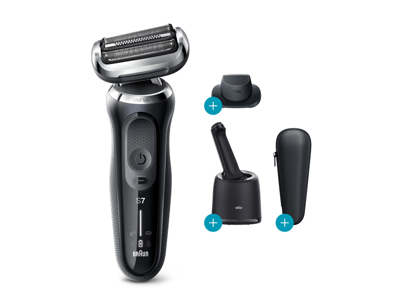 Máquinas de barbear elétricas para homem Series 7 da Braun
