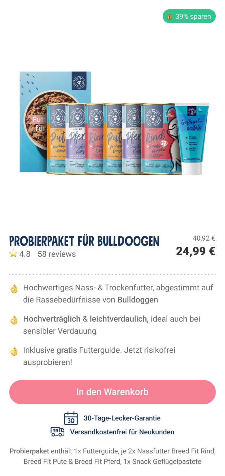 Beste Futter Fur Bulldoggen