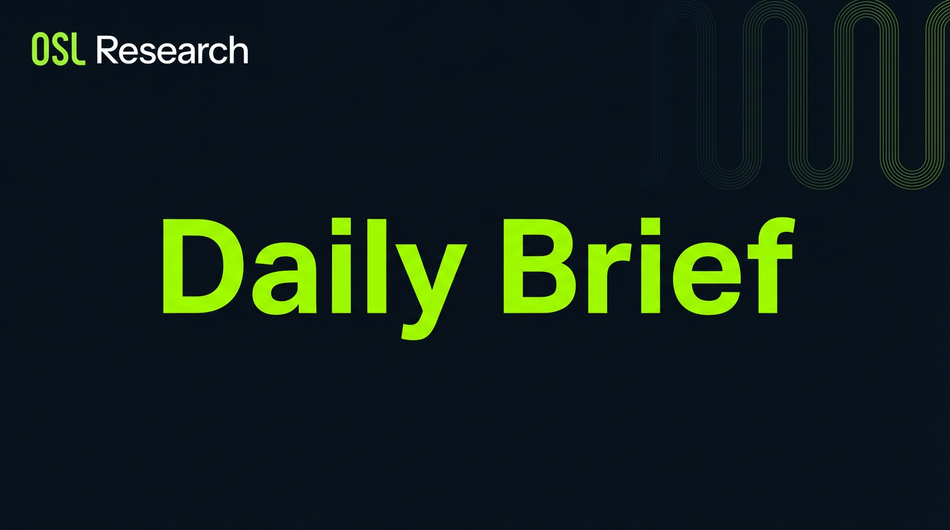 OSL Research Daily Brief (Jan 13, 2026)