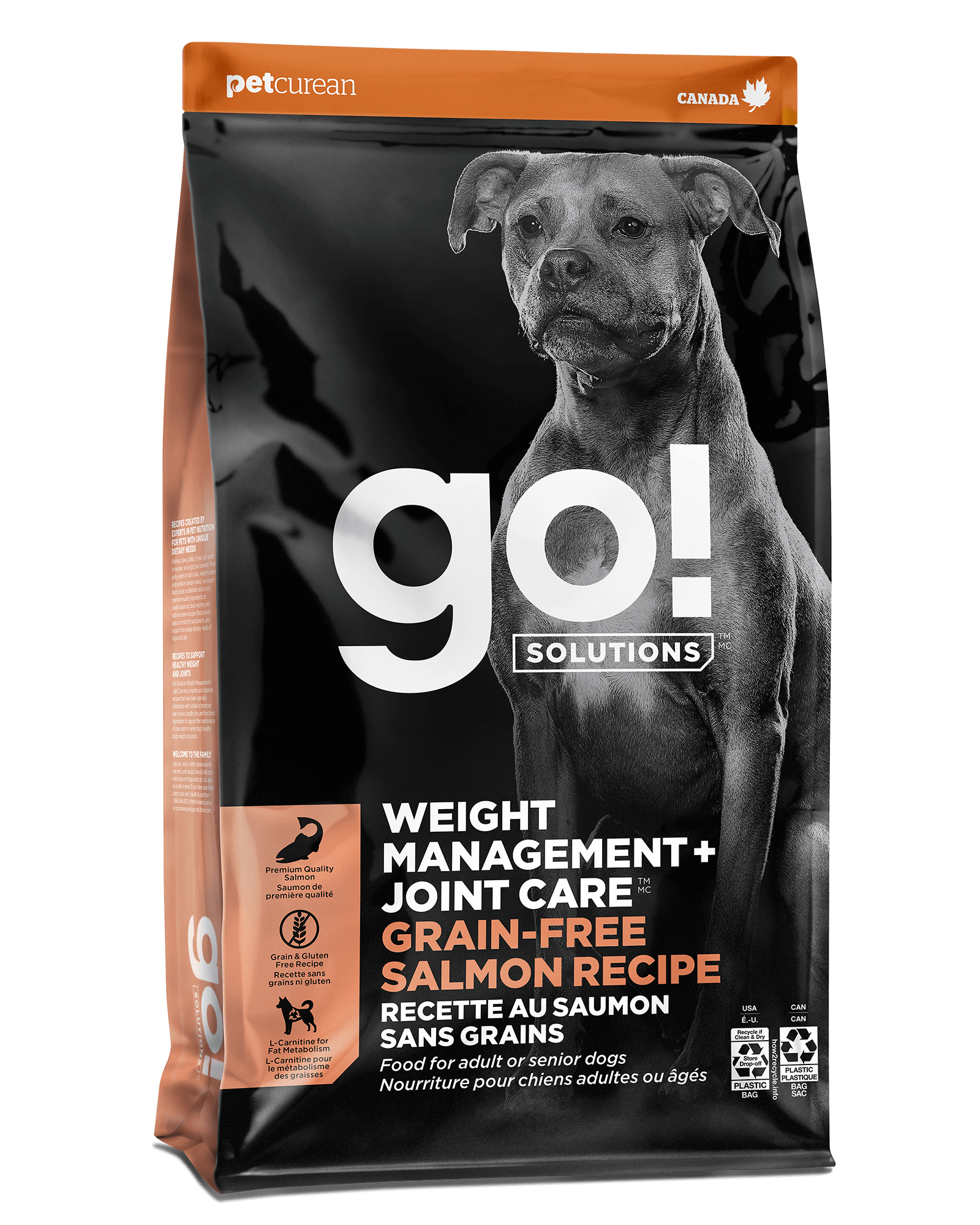 Weight Management + Joint Care Salmon Grain-Free Dry Dog Food | Go! Solutions