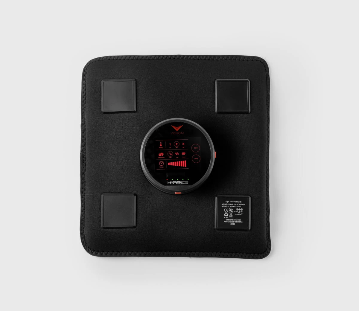 Removable heat and vibration pod