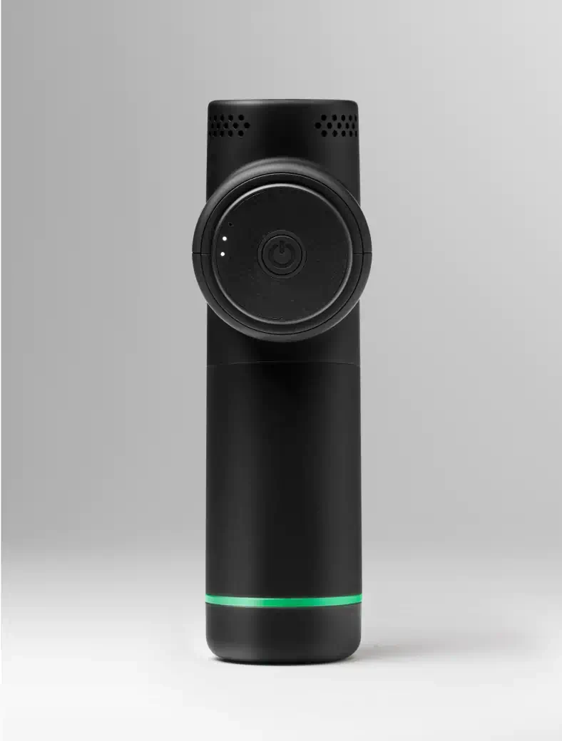 Sleek matte black color with signature Hypervolt battery ring