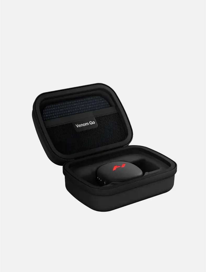 To store and carry Venom Go pod and pads