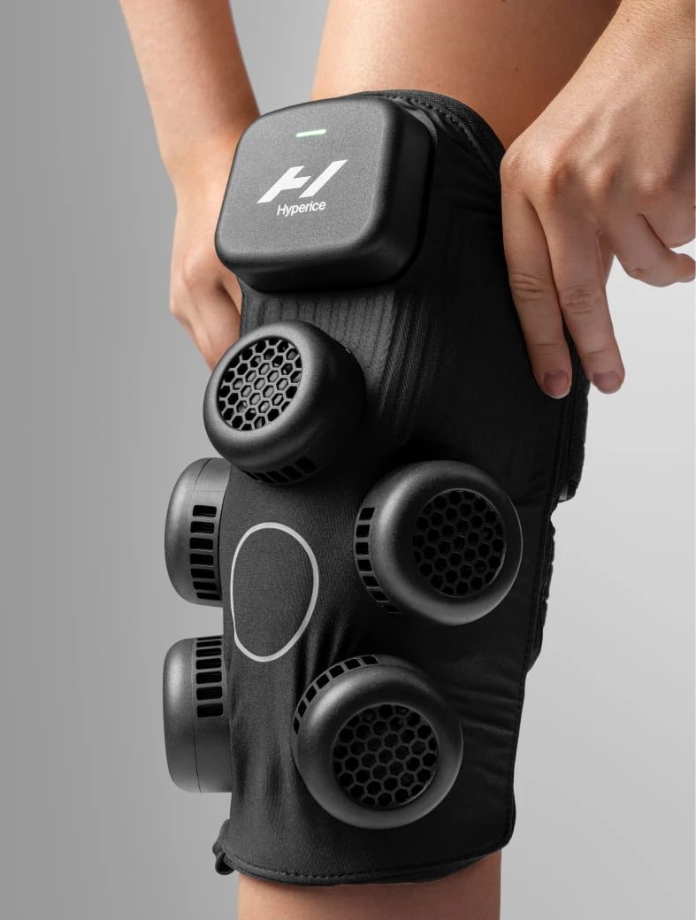 Hot and cold therapy within seconds on your knee