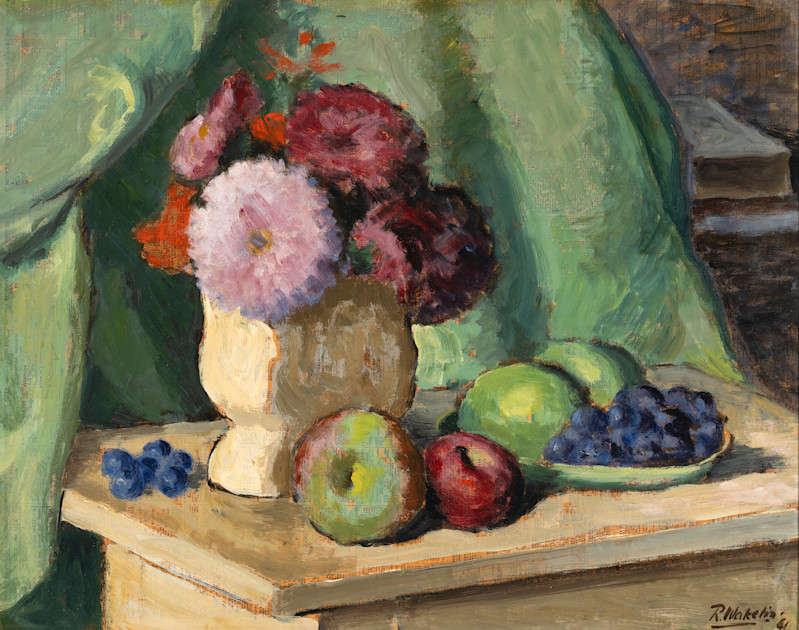 Roland Wakelin, Fruit and flowers — Artwork — Philip Bacon Galleries