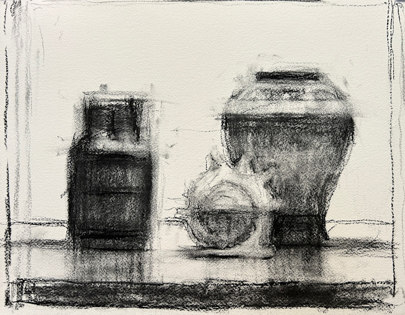 Jude Rae, Drawing (small still life study I) — Artwork — Philip Bacon ...