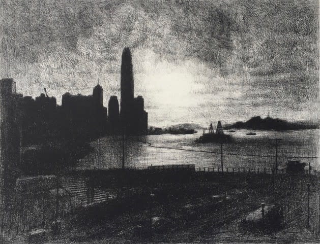 Jude Rae, Hong Kong Harbour — Artwork — Philip Bacon Galleries