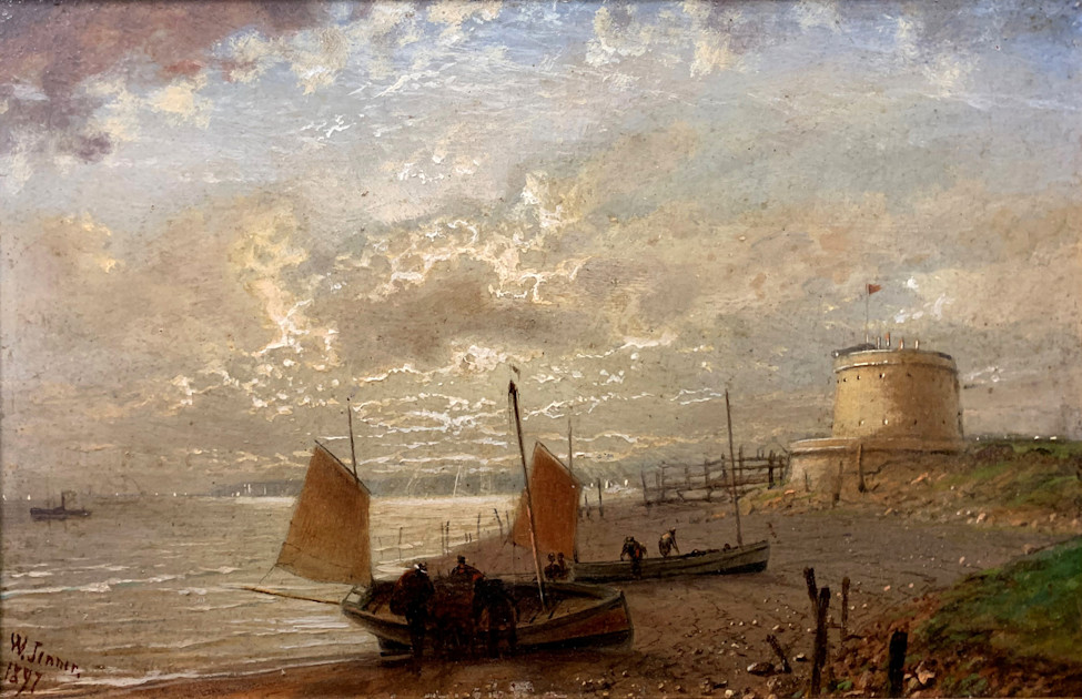 Isaac Walter Jenner, Beach near Portsmouth — Artwork — Philip Bacon ...