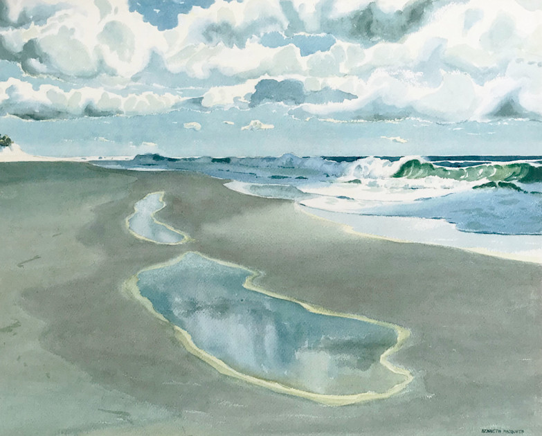Kenneth Macqueen, The beach (Deserted beach, North Coast) — Artwork ...