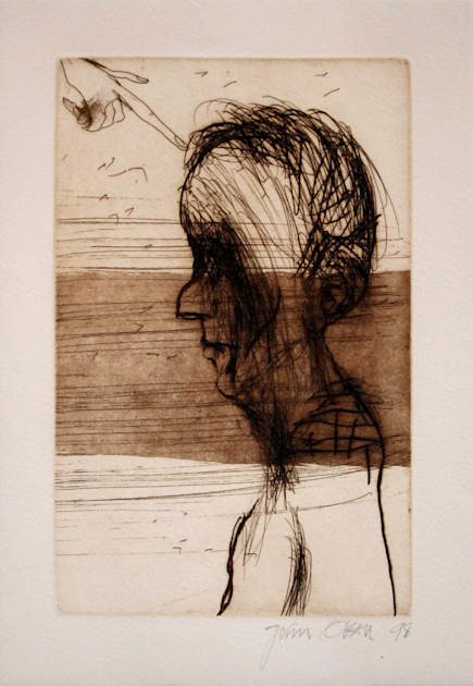 John Olsen, Portrait of Geoffrey Dutton — Artwork — Philip Bacon Galleries