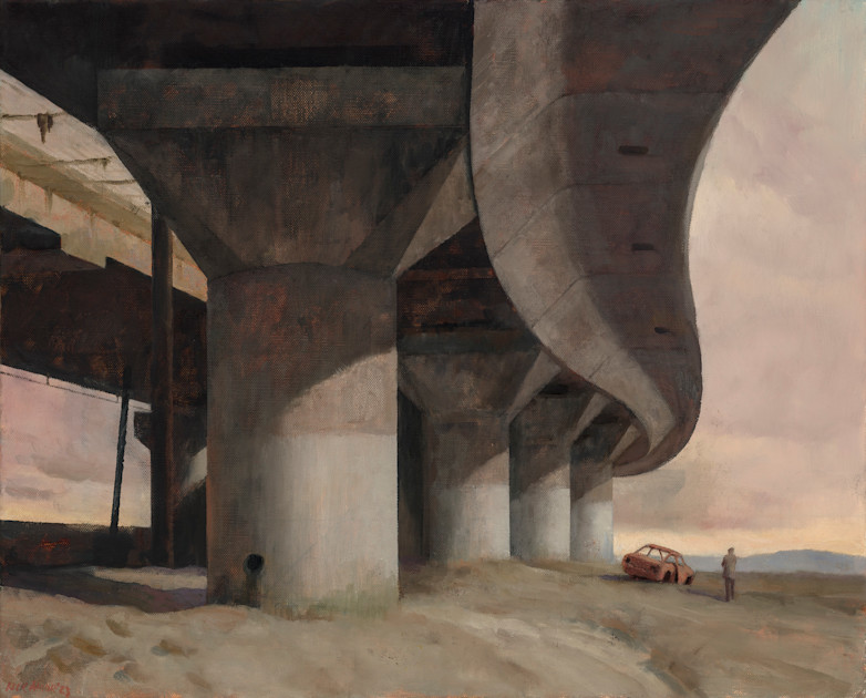Rick Amor, Under the freeway — Artwork — Philip Bacon Galleries