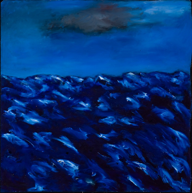 Gordon Shepherdson Estate, Dark ocean of dark eyes with wind — Artwork ...