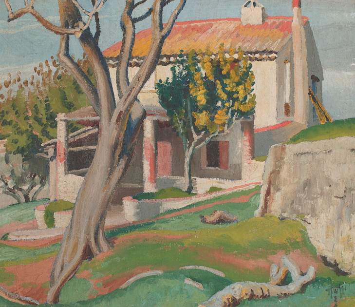Weaver Hawkins, House in Provence — Artwork — Philip Bacon Galleries