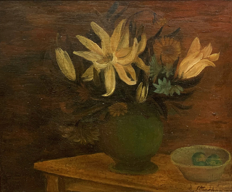 David Strachan, Still life with bowl of limes — Artwork — Philip Bacon ...