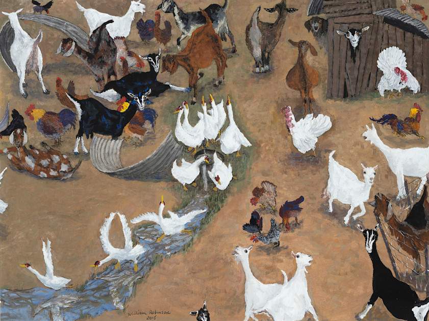 William Robinson Estate, Duck puddle — Artwork — Philip Bacon Galleries