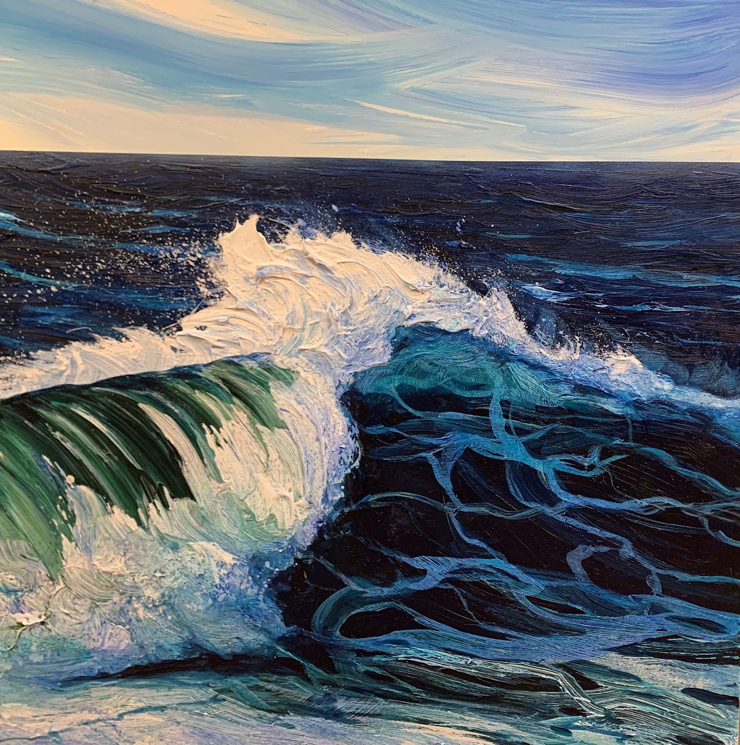 Neil Frazer, Wave peak — Artwork — Philip Bacon Galleries