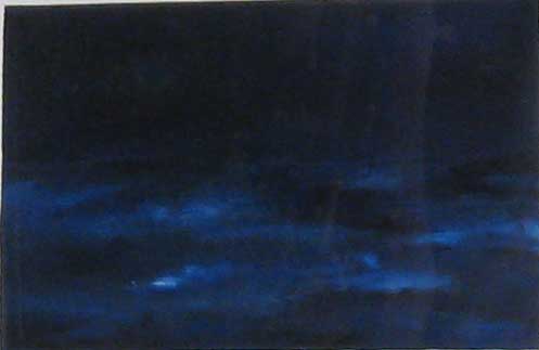 Gordon Shepherdson Estate, Dark ocean with dark moon — Artwork — Philip ...
