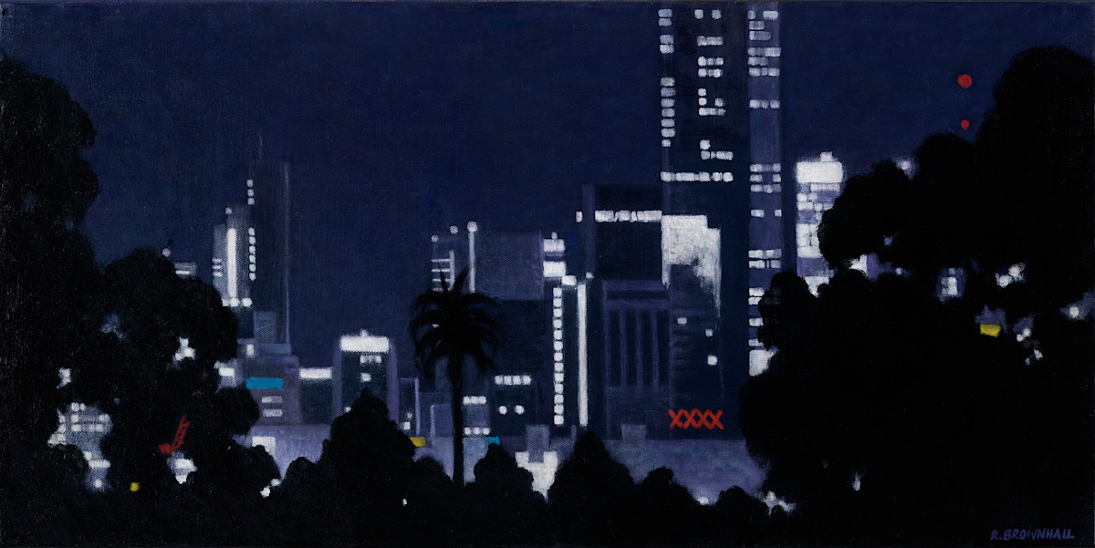 Robert Brownhall, City lights 4 — Artwork — Philip Bacon Galleries
