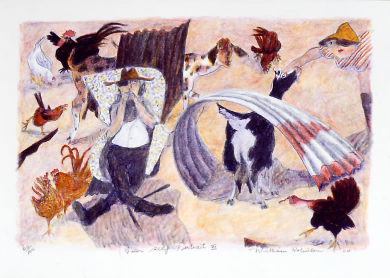 William Robinson Estate, Farm self portrait VI — Artwork — Philip Bacon ...