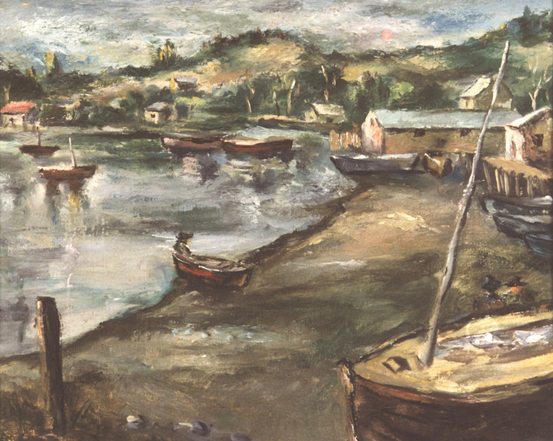 Desiderius Orban, Fishing town, Northern NSW — Artwork — Philip Bacon ...