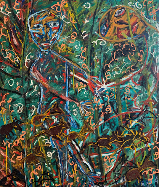 Davida Allen, Sighting of rock-wallaby — Artwork — Philip Bacon Galleries