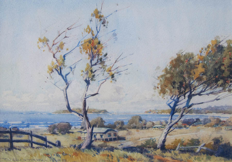 William Bustard, The Tweed from Tugun Hill — Artwork — Philip Bacon ...