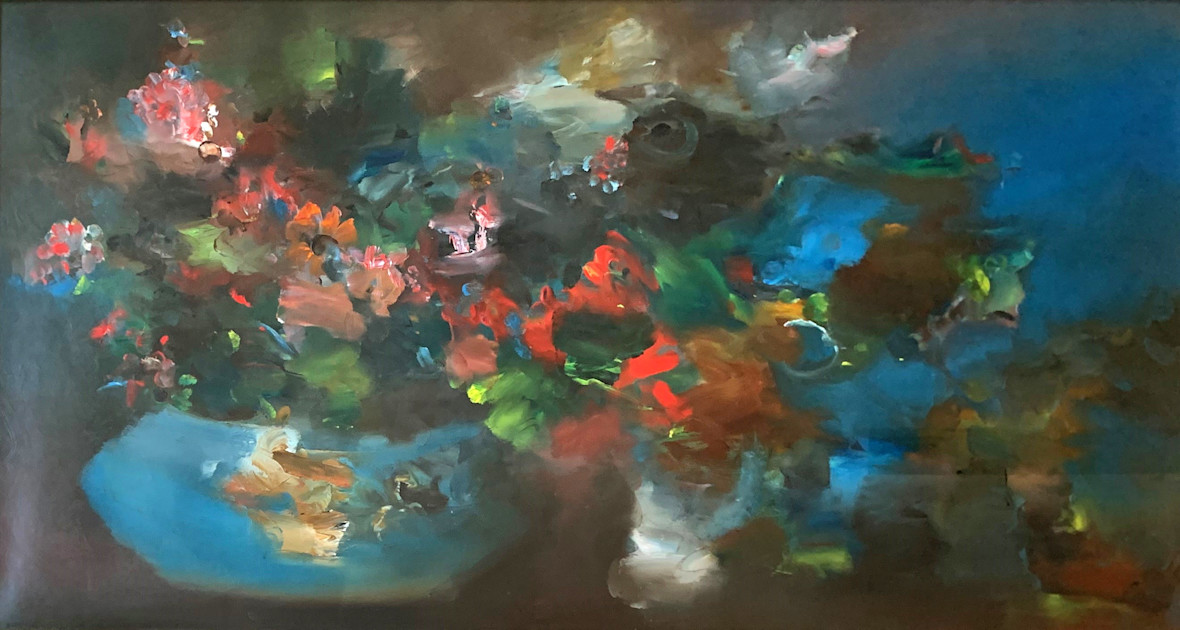 Gordon Shepherdson Estate, Red flower still life — Artwork — Philip ...