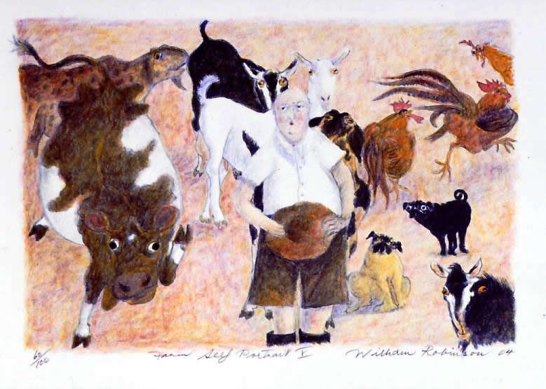 William Robinson Estate, Farm self portrait V — Artwork — Philip Bacon ...