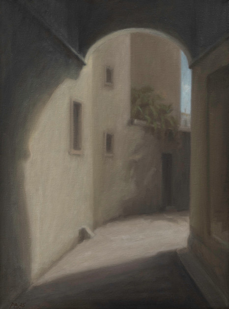 Peter Boggs, Passageway in shadow — Artwork — Philip Bacon Galleries