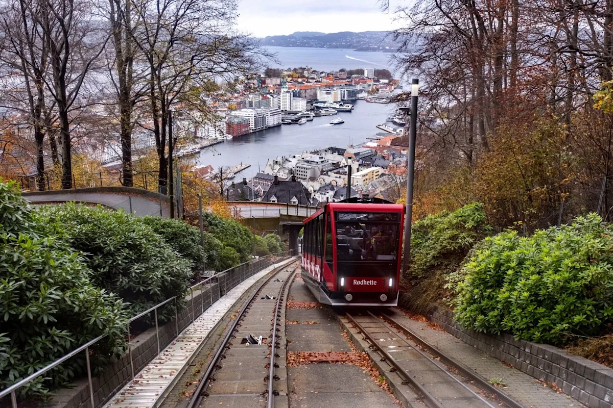 Bergen - The Fløibanen Funicular | HX Hurtigruten Expeditions US