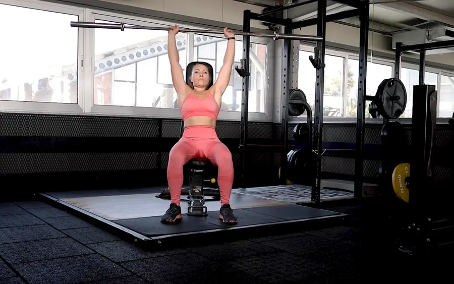 Seated Overhead Press | A Complete Exercise Guide For Women | Lipstick ...