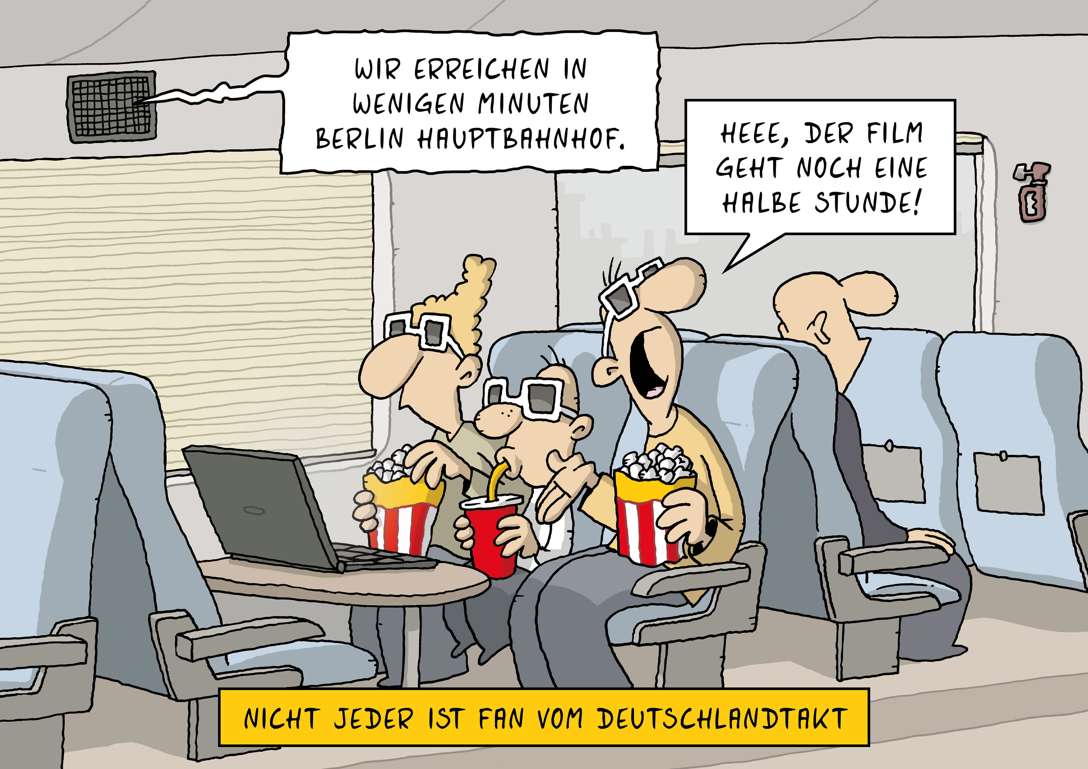 Baustellen, Umleitungen und Bahnsinn: Comics zum Deutschlandtakt