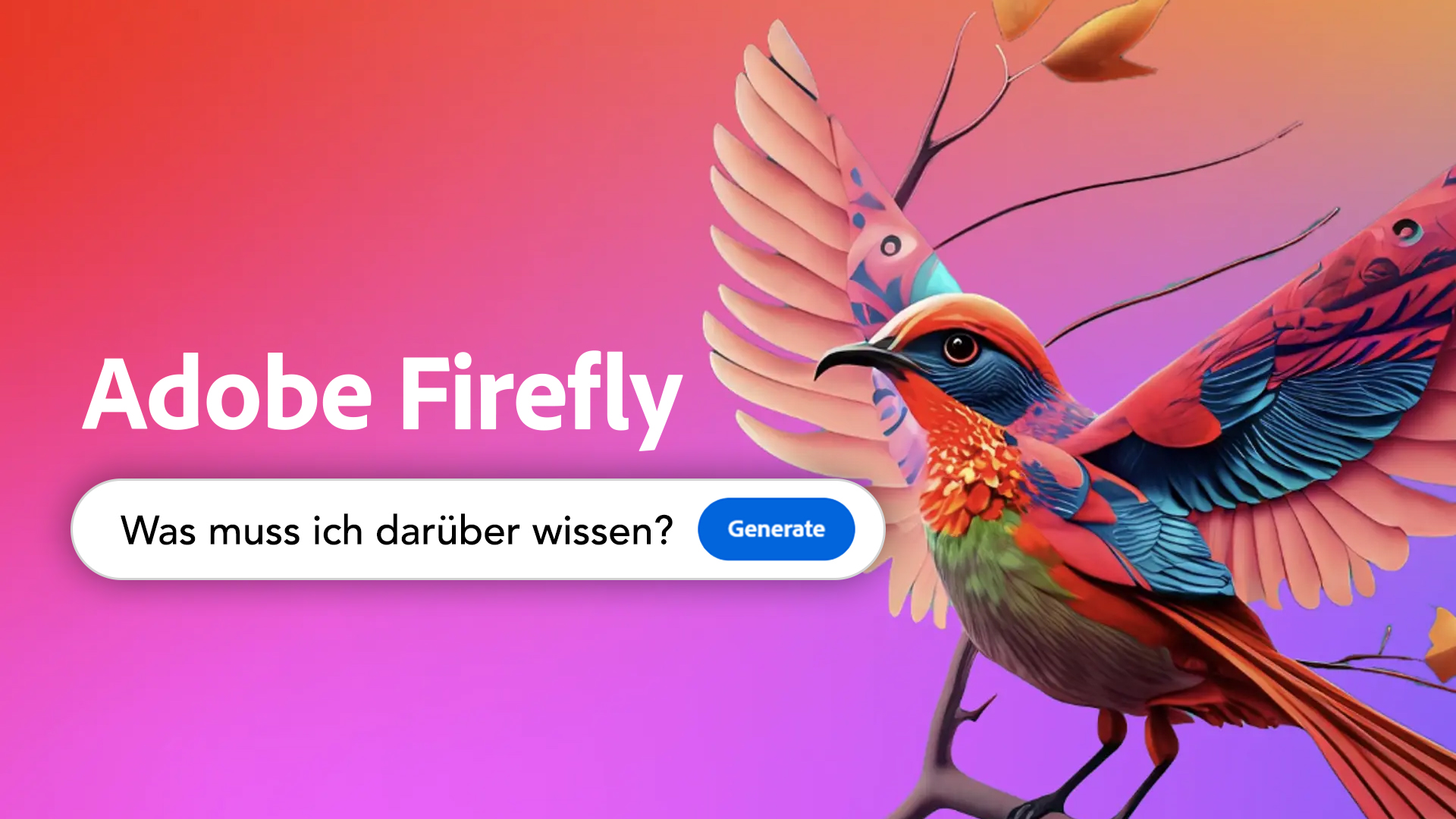 Wie funktioniert Adobe Firefly? (Tutorial): Alles was du darüber wissen ...