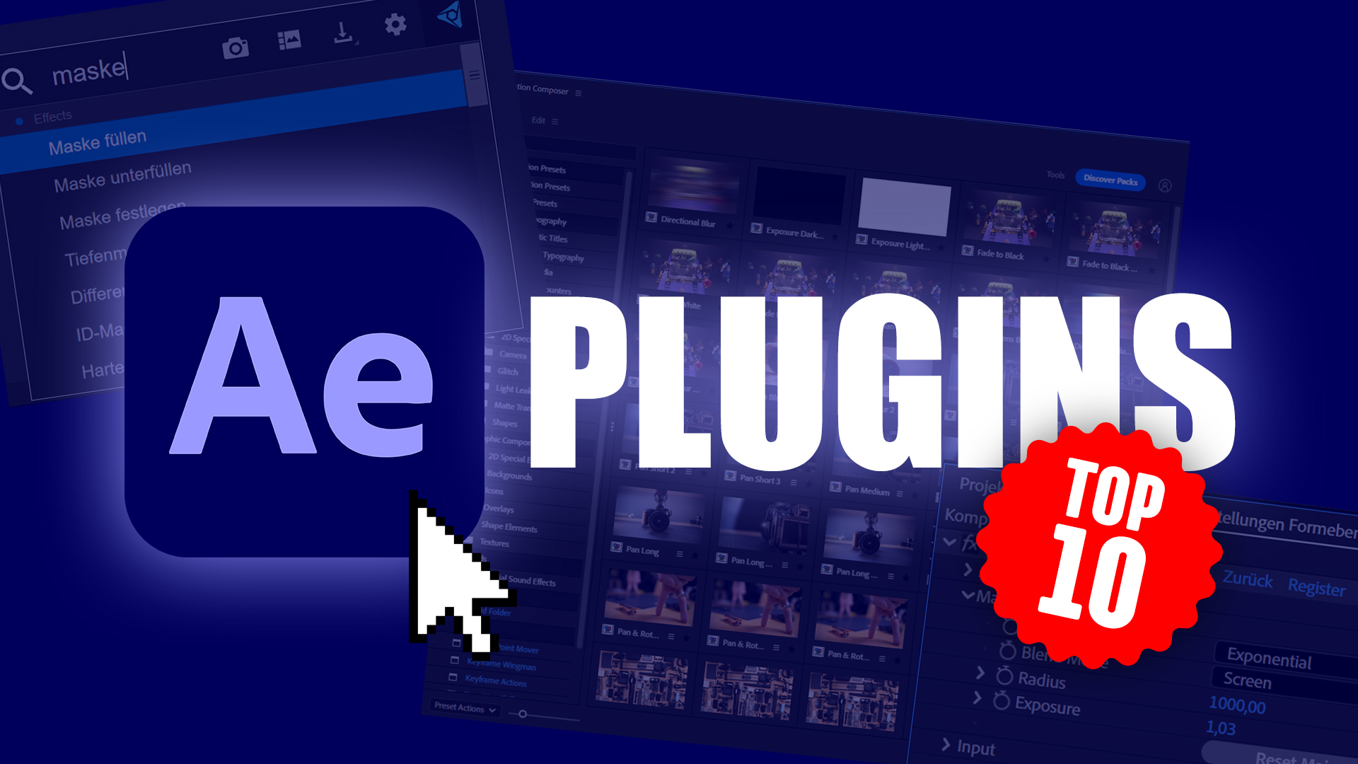 Top 10: Die besten After Effects Plugins (2025) Deutsch