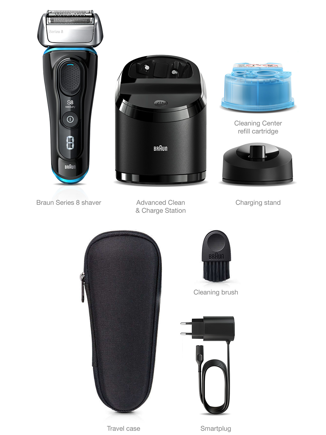 Braun Series 8: Premium electric razor range | Braun