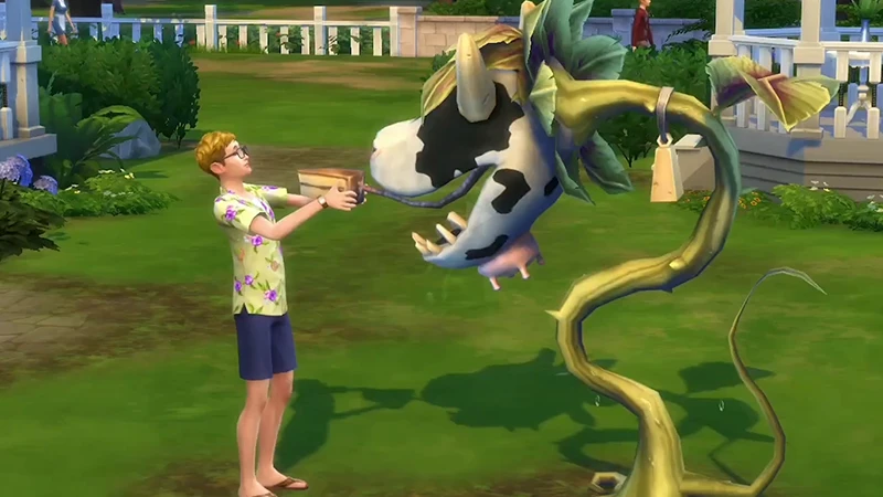 How to get a Cowplant in The Sims 4 (without getting eaten).