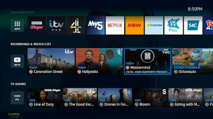 New Homescreen - YouView Support