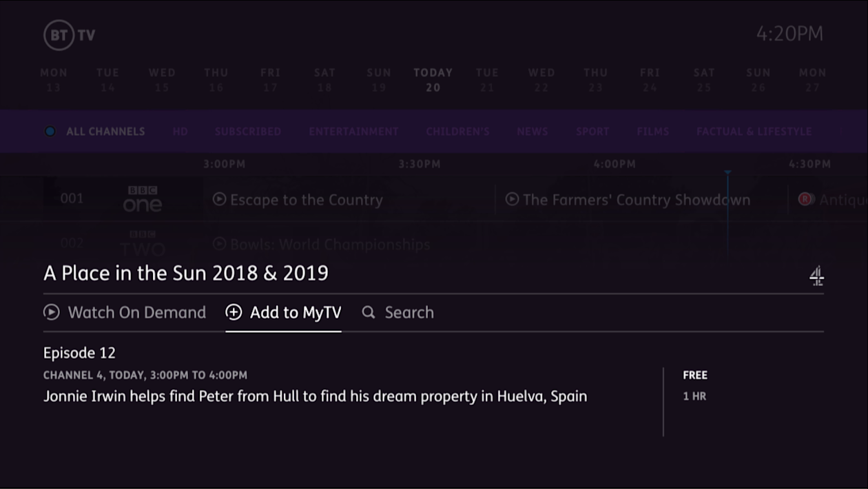 BT software update 32.41.0 / 3.6.168 - YouView Support