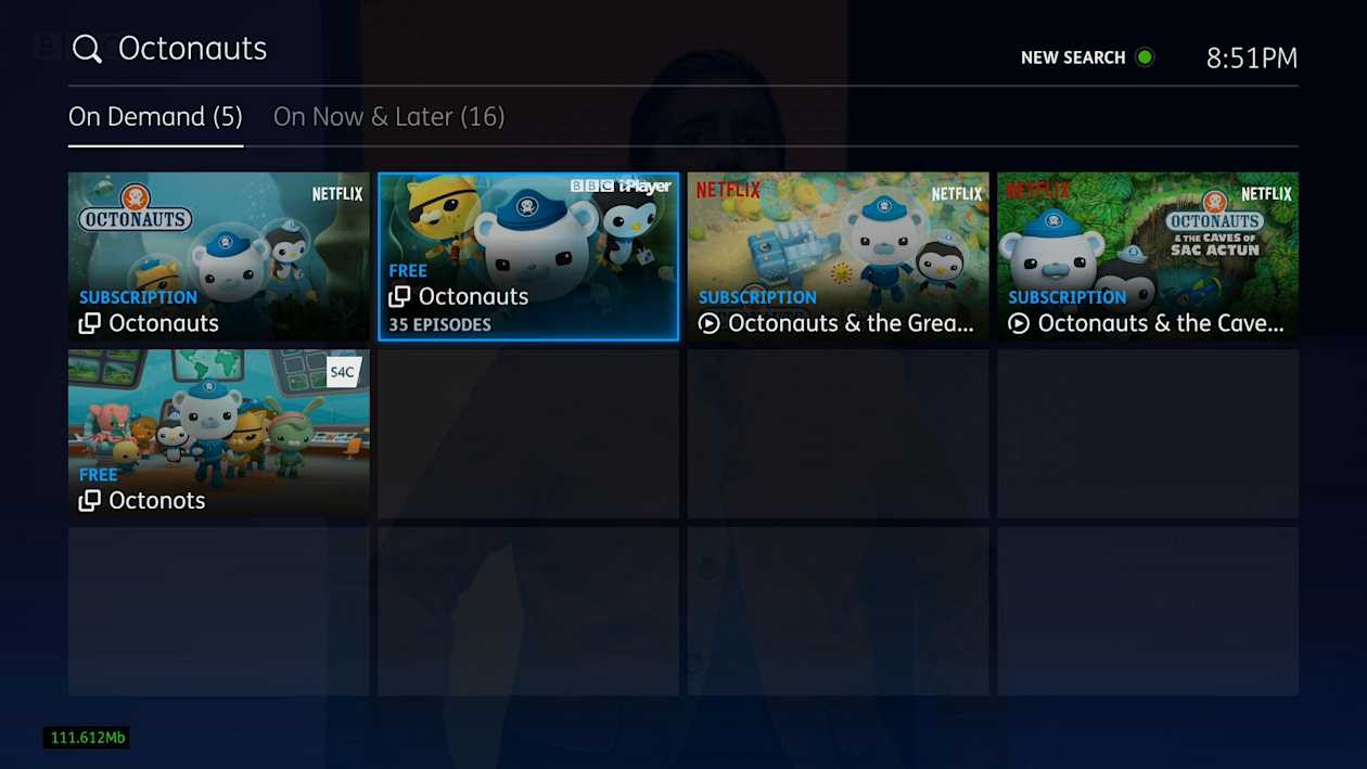 New Homescreen - YouView Support