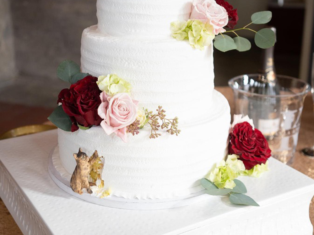 6 People Who Featured Their Pets on Their Wedding Cakes · Kinship