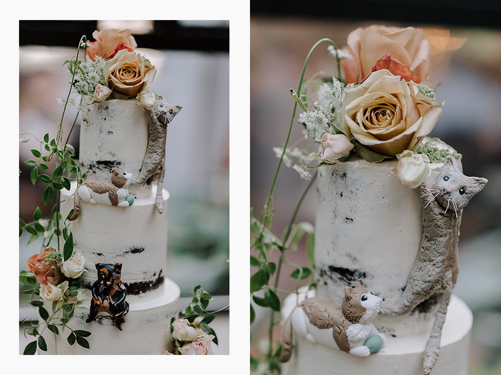 6 People Who Featured Their Pets on Their Wedding Cakes · Kinship