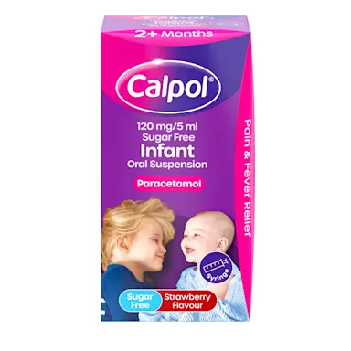 Infant Suspension for Pain & Fever Relief | CALPOL® IE