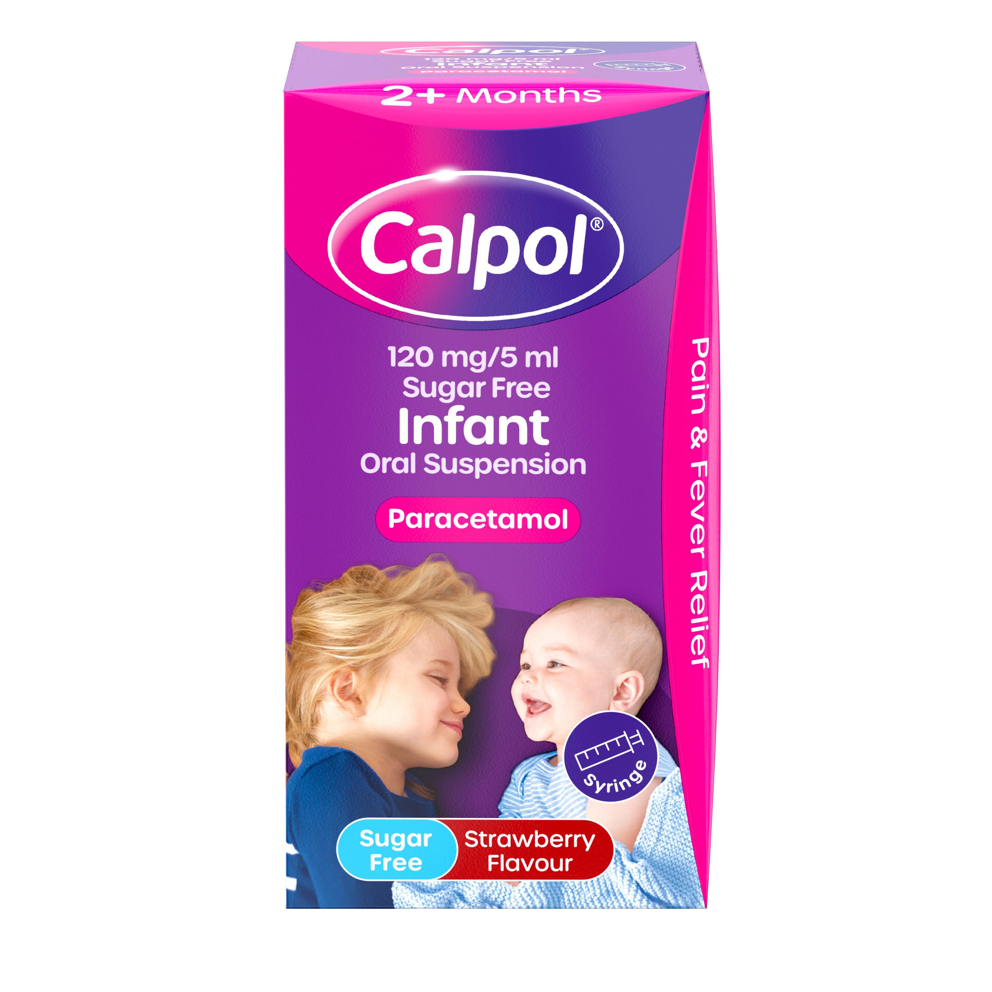 Infant Suspension for Pain & Fever Relief | CALPOL® IE