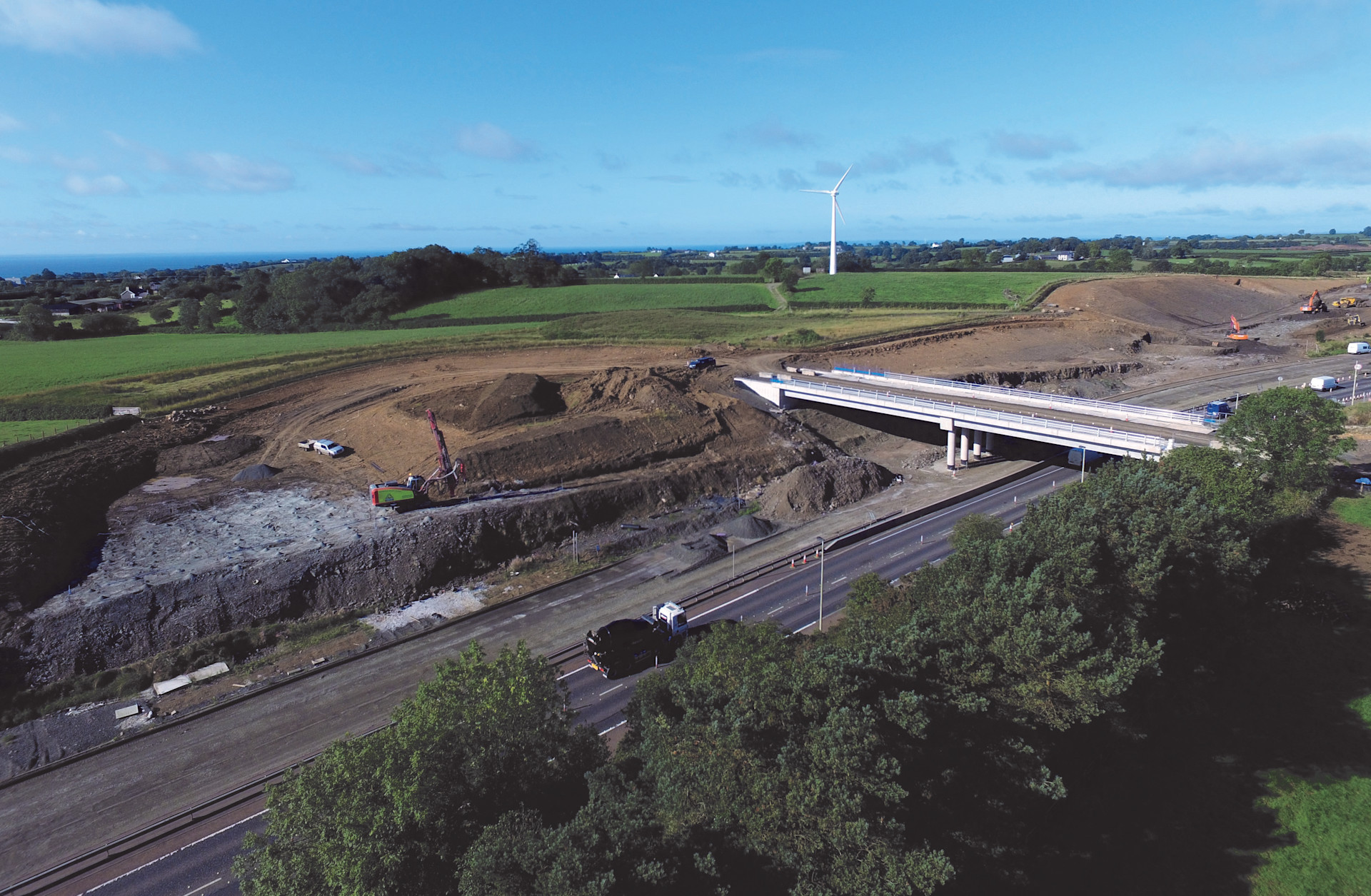 Initial stretch of A6 Randalstown to Castledawson dual carriageway ...
