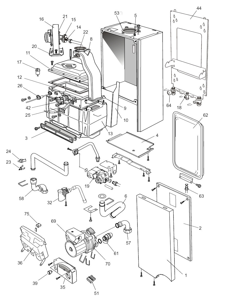 IDEAL ICOS SYSTEM M3080 BOILER | Ideal Parts