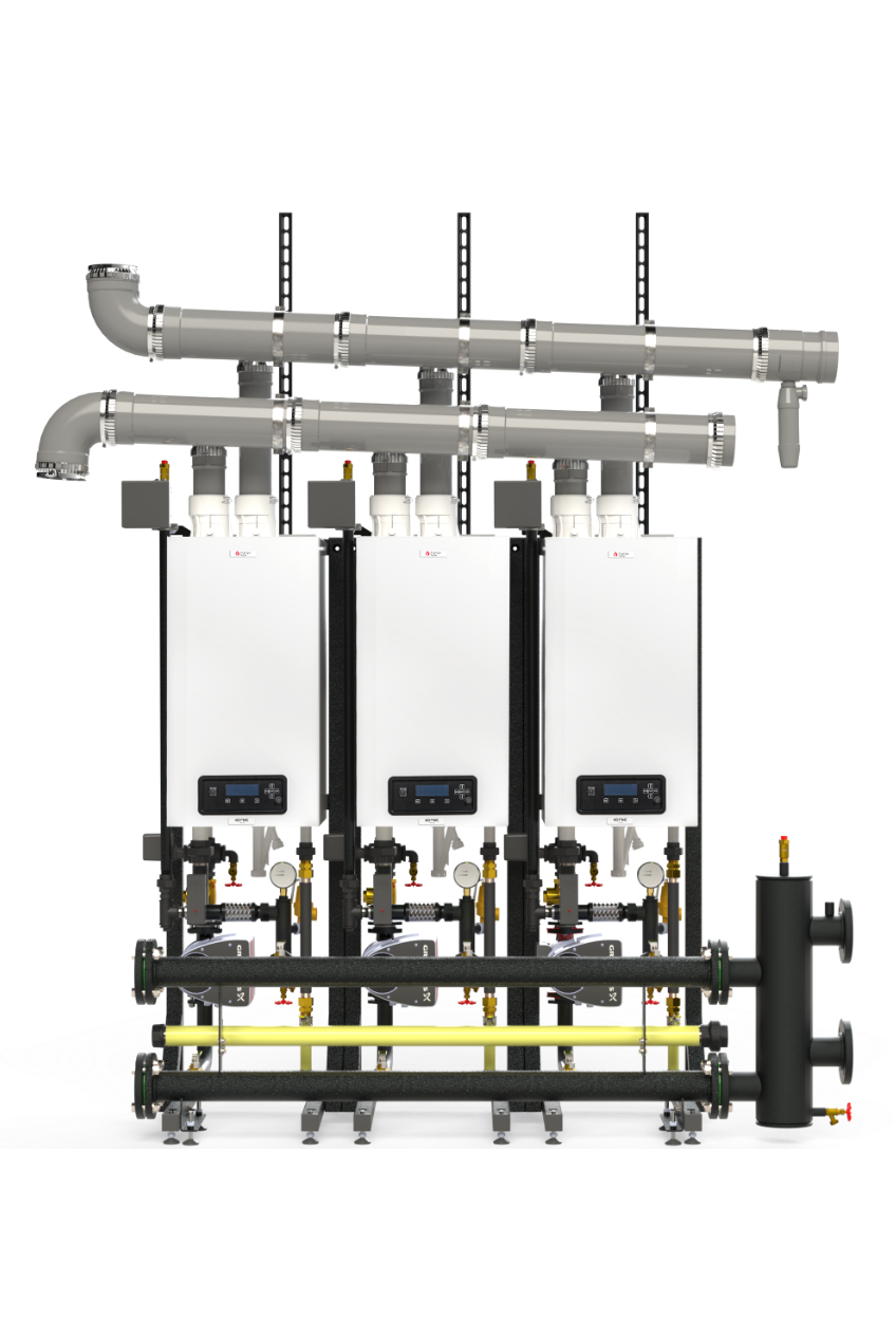 Gas Condensing Boilers - Ionic Wall Mount Cascade | Triangle Tube