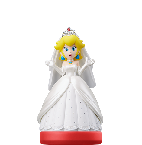 amiibo 상세 페이지 피치공주 [웨딩 스타일] （슈퍼 마리오 시리즈） | 한국닌텐도주식회사