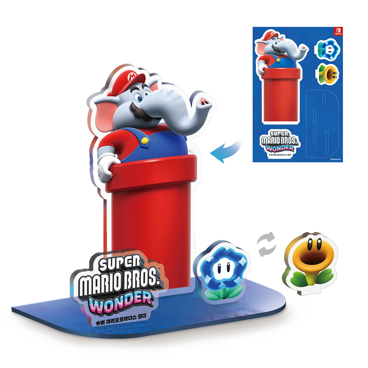 한국닌텐도, 슈퍼 마리오 브라더스 원더 상세 정보 vol.1 및 구입 정보 공개 | NS 정보